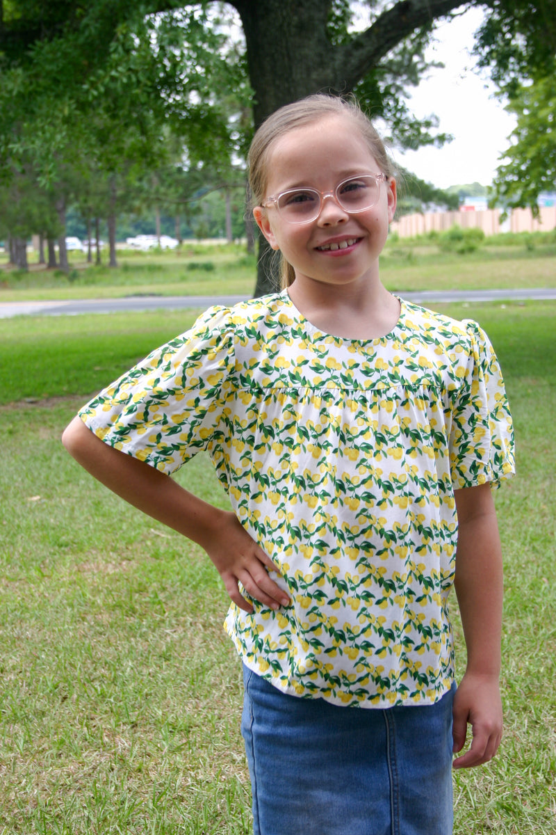 Quinn Top - Lemon – Craft and Cloth